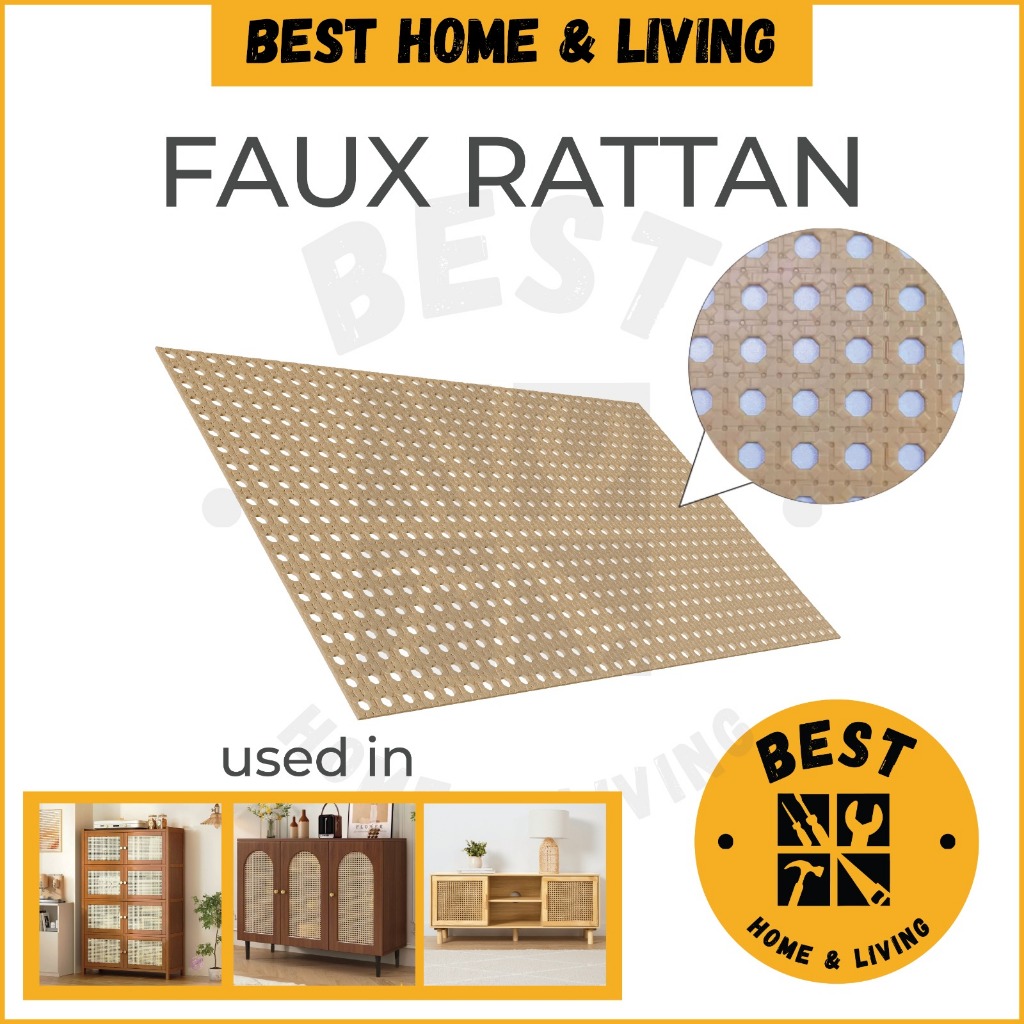 Plastic Rattan Board / PVC Rattan / Rotan Board / Rotan Papan 300x500mm ...
