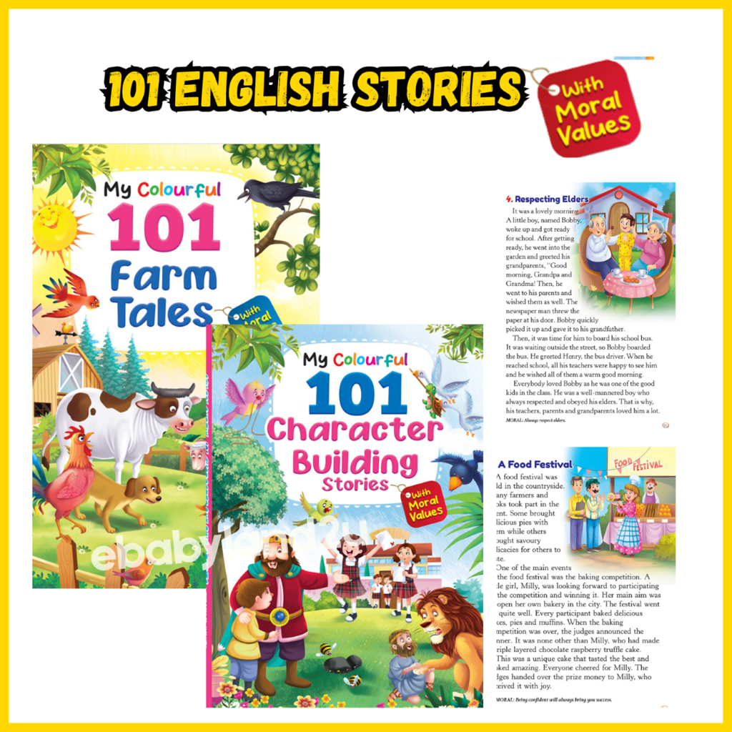 English Story My Colourful 101 Character Building Stories for Kids and ...