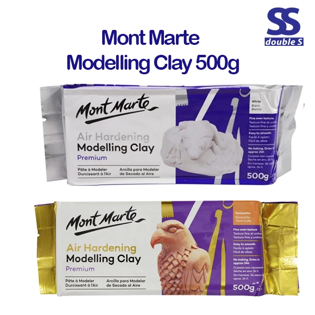 Mont Marte Premium Air Hardening Modeling Clay 500g / Paper Clay ...