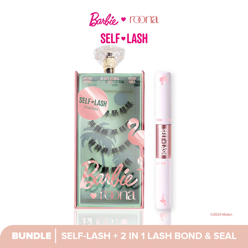 Barbie x ROONA Self-Lash + Bond & Seal | DIY Eyelash Extension ...