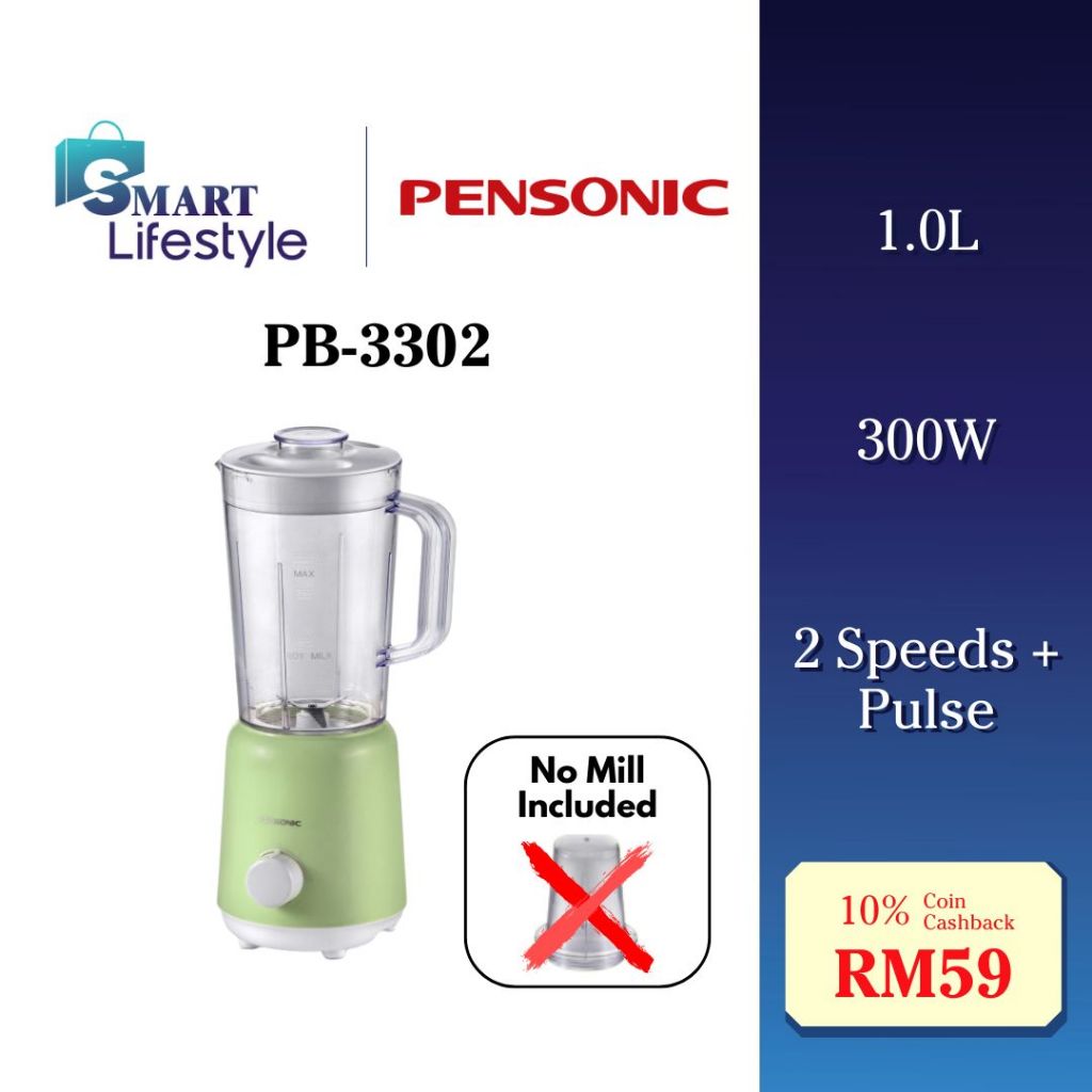 Pensonic 1.0L 300W Blender (No Miller Included) PB-3302 | Shopee Malaysia