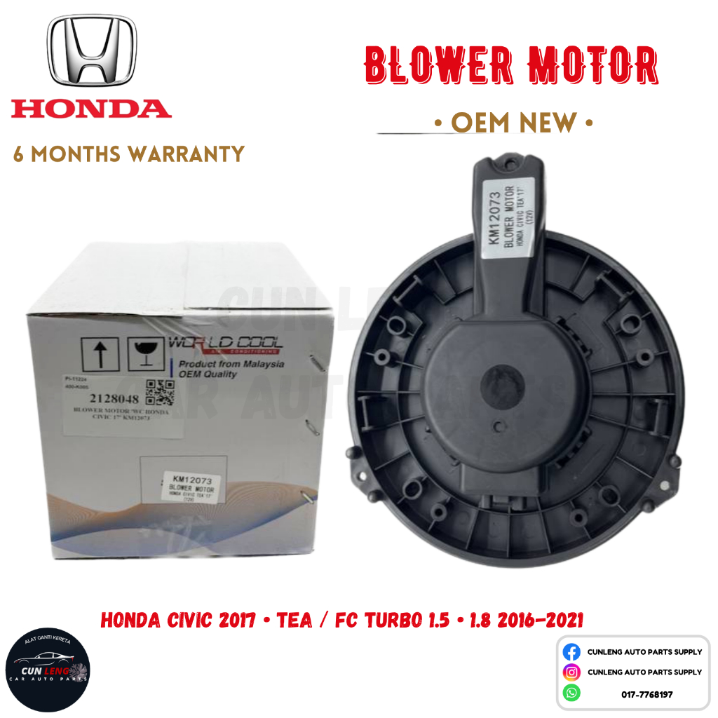 Honda Civic 2017 • Tea / Fc Turbo 1.5 • 1.8 2016-2021 Car Aircond ...