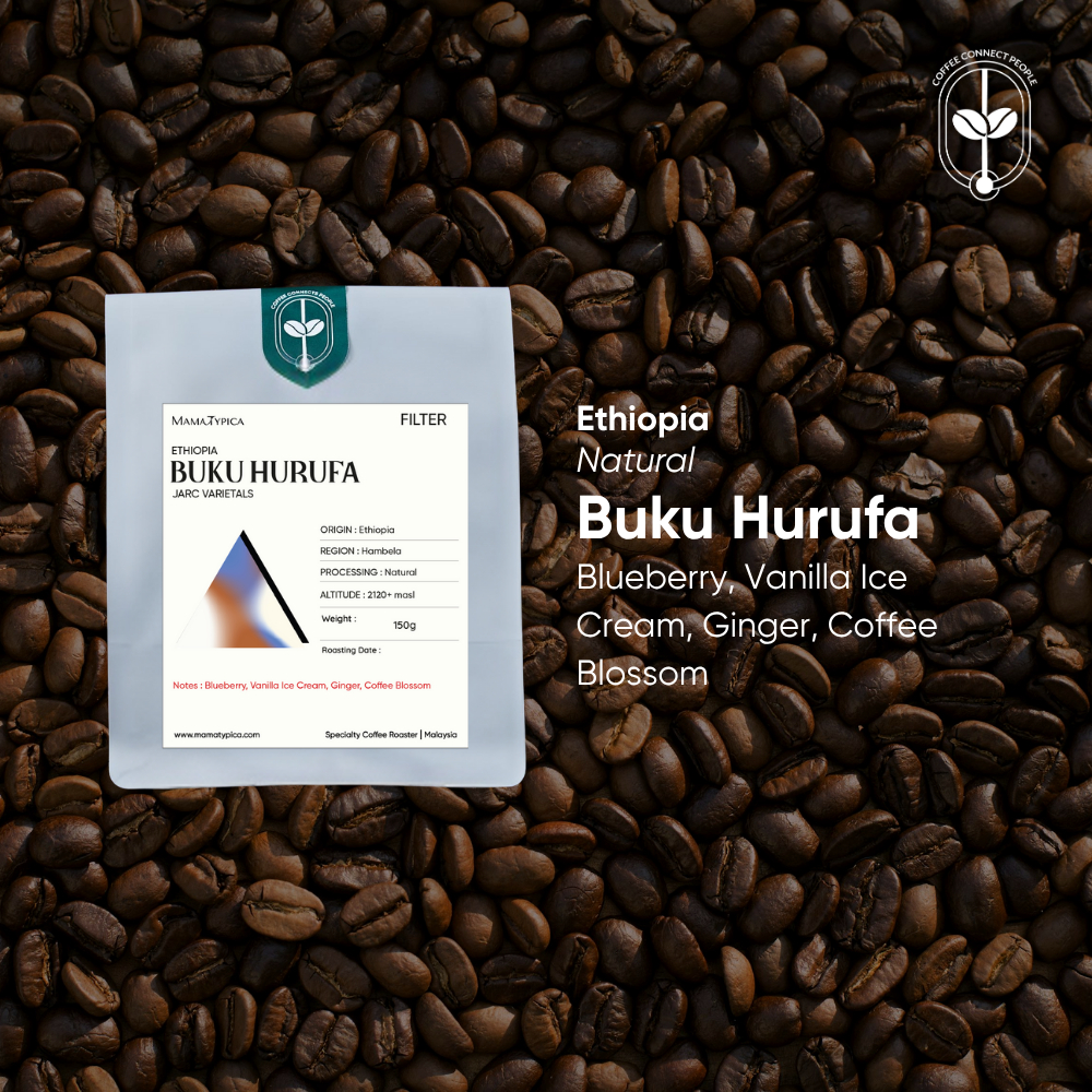 Ethiopia, Buku Hurufa Natural - Mama Typica (Filter Coffee) Arabica ...
