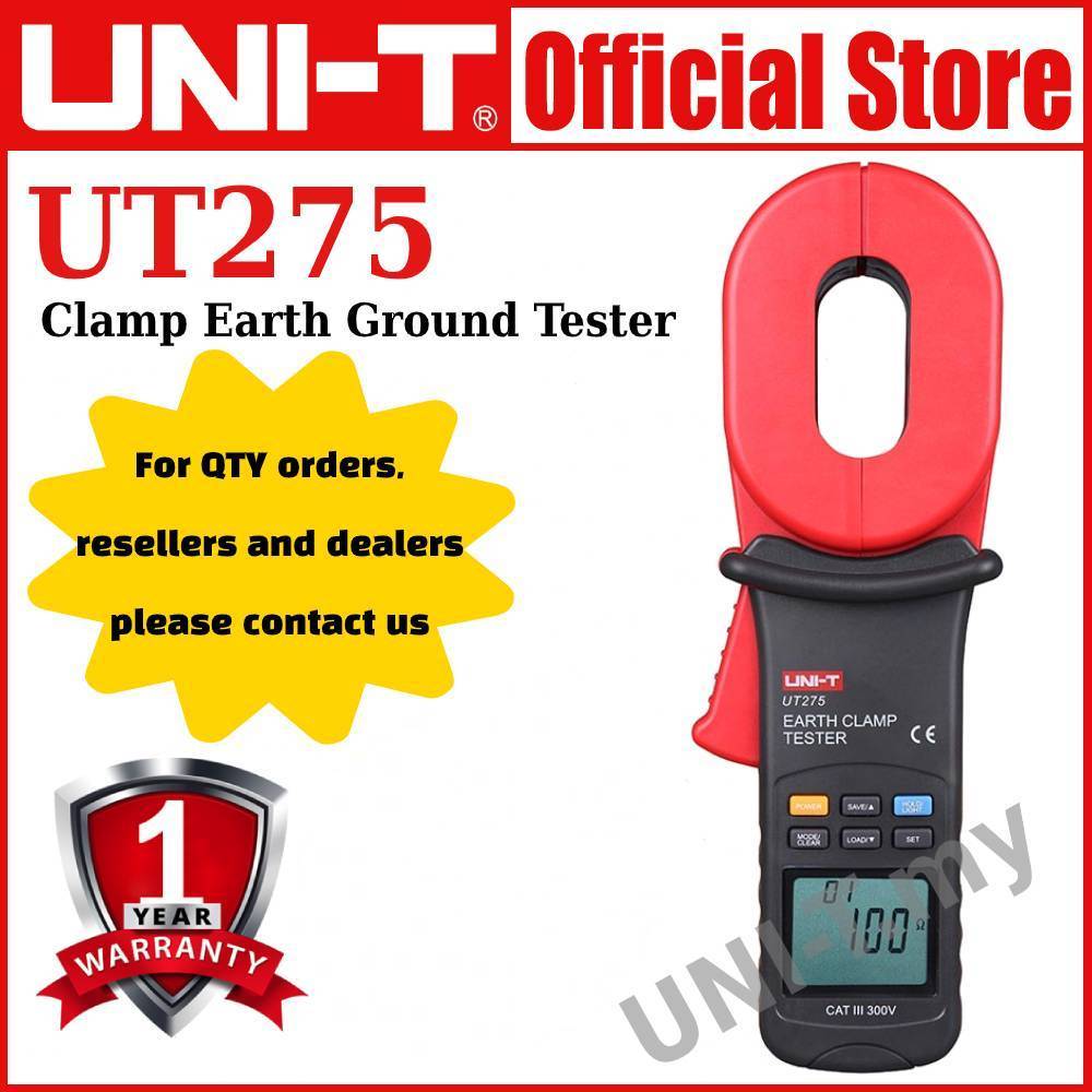 UNI-T UT275 Clamp Earth Ground Tester | Shopee Malaysia