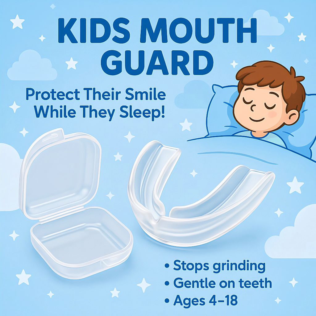 Kids Mouth Guard for Grinding Teeth | Night Sleep Guard | TMJ & Bruxism ...