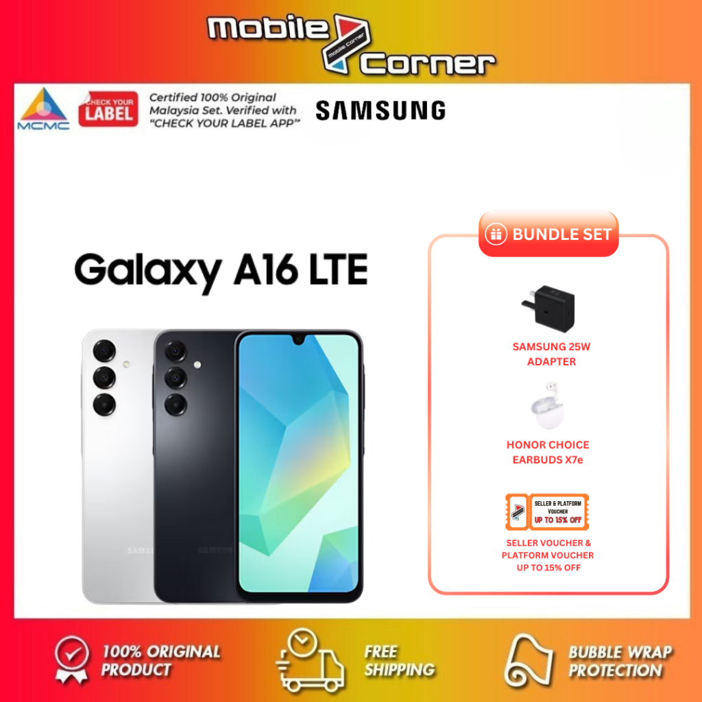 Samsung Galaxy A16 LTE (8GB RAM + 256GB ROM) | Warranty under SAMSUNG ...