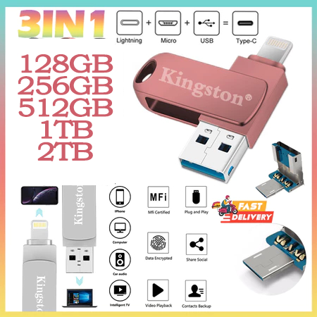 Pendrive Iphone OTG Iphone Flash Drive Iphone Pendrive 256gb Kingston ...