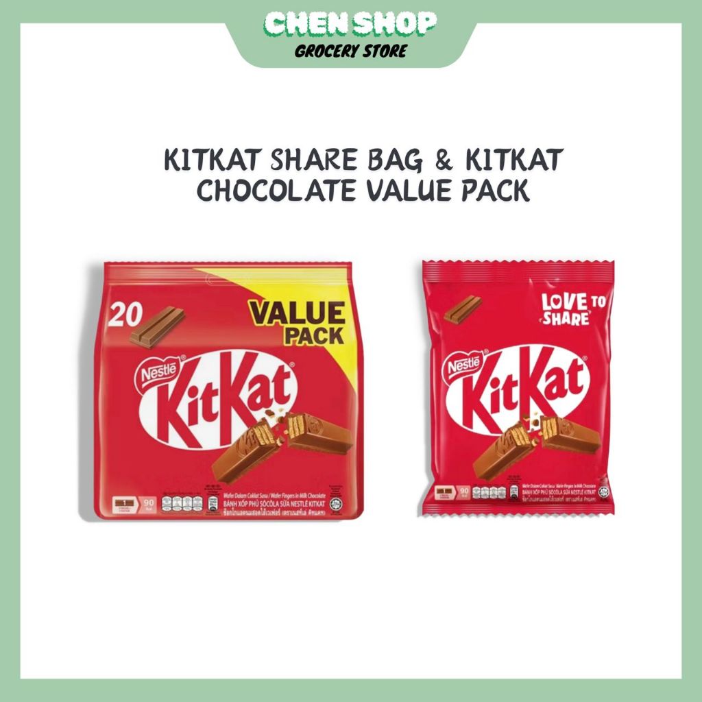 NESTLE KITKAT SHARE BAG & KITKAT CHOCOLATE VALUE PACK | Shopee Malaysia