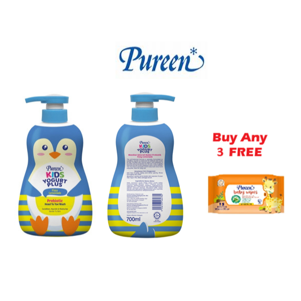 PUREEN kids Yogurt Plus Nourish & Moisturize with Prebiotics Head to ...