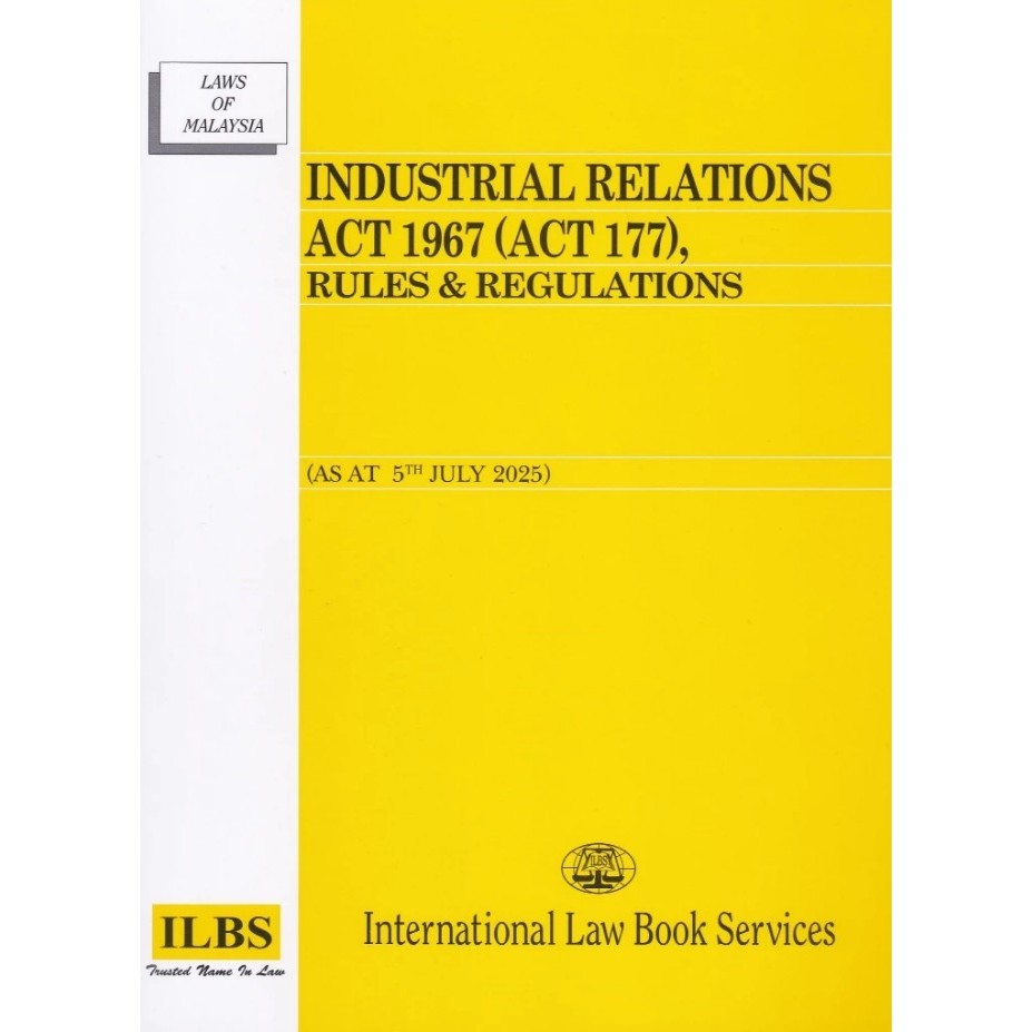Industrial Relations Act 1967 (Act 177), Rules & Regulations | Shopee ...