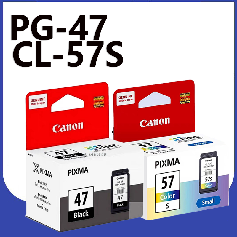 Canon PG47 PG-47 PG47 CL57 CL-57 CL57CL CL57S CL-57S CL57CL (COLOUR ...