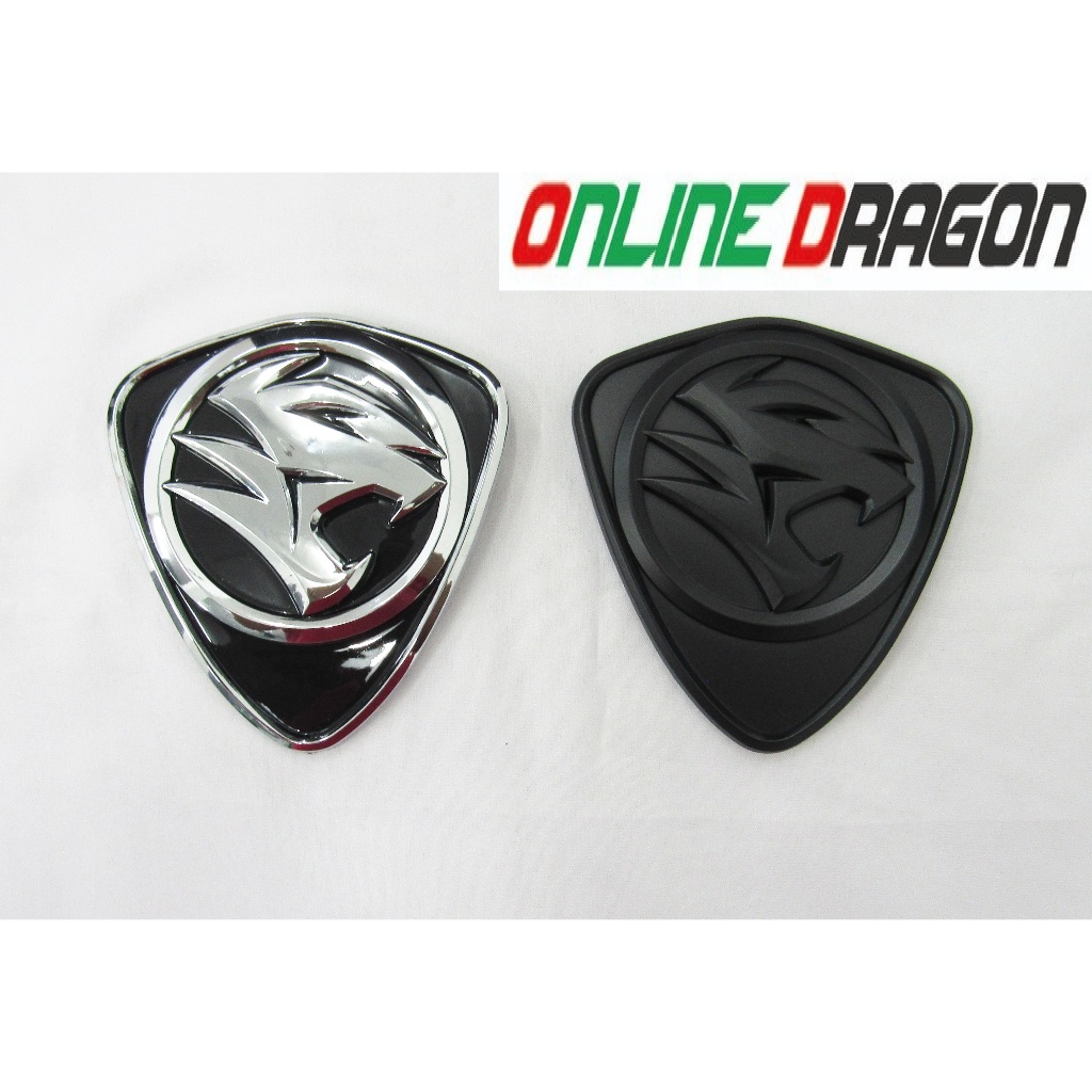 1PCS 3D PROTON WIRA SE ARENA JUARA LOGO CHROME / MATTE BLACK EMBLEM ...