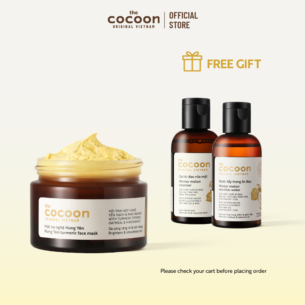 [BUY 1 GET 2| 12PM 7-11.8] COCOON Hung Yen Turmeric Face Mask Radiant ...