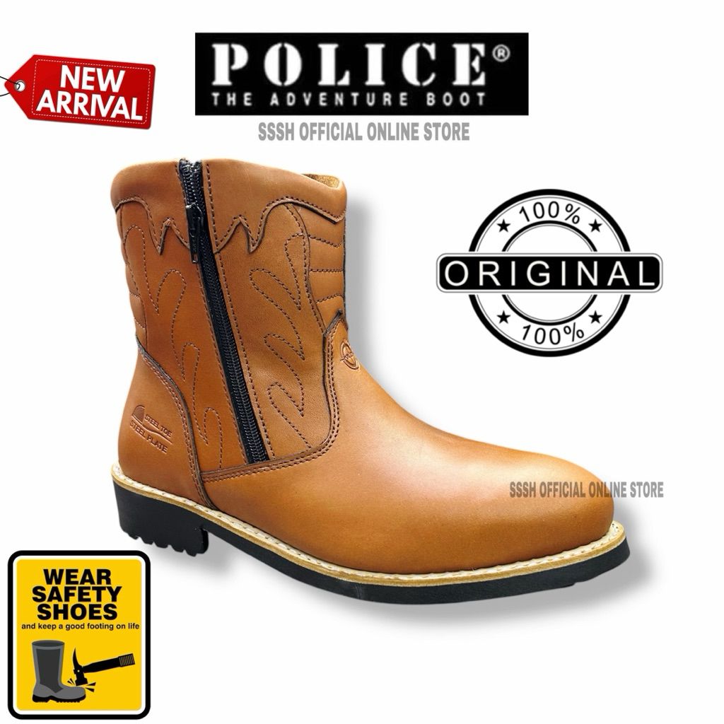 2026 NEW LIFESTYLE[ORIGINAL] POLICE SAFETY BOOTS FORMAL SHOES - 93669 ...