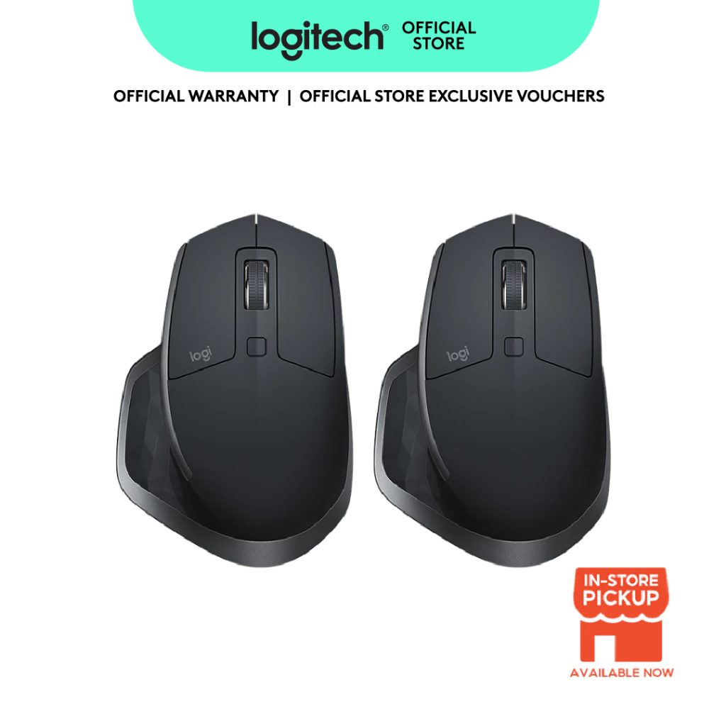 [2 Units] Logitech MX Master 2S Wireless Mouse, Multi-Device (Bluetooth ...