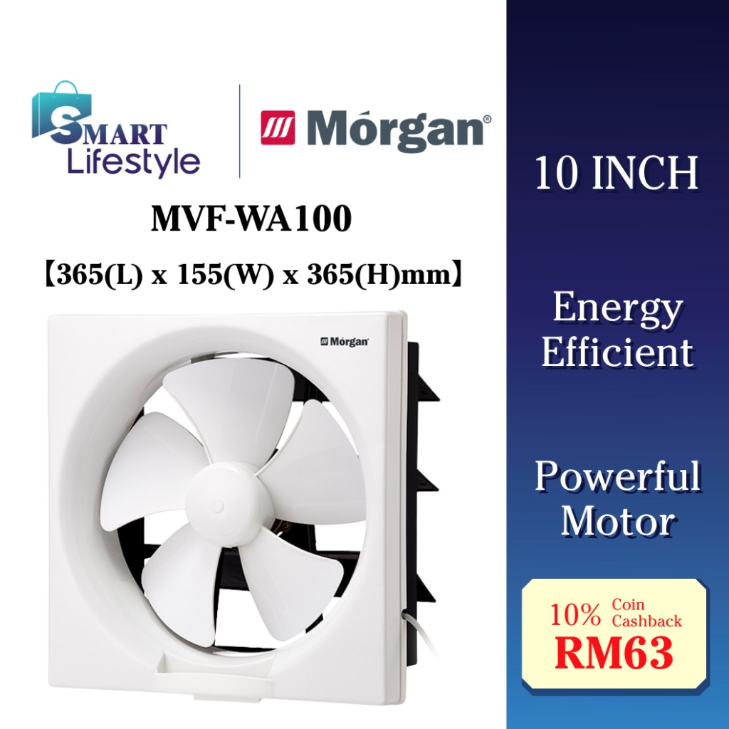 Khind 10inch Exhaust Fan EF1001 / Morgan MVF-WA100 | Shopee Malaysia