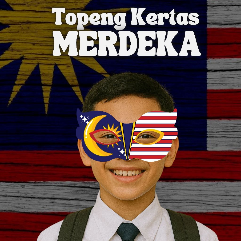 TOPENG MUKA / TOPENG MERDEKA, SAMBUTAN HARI KEMERDEKAAN 2025 | Shopee ...