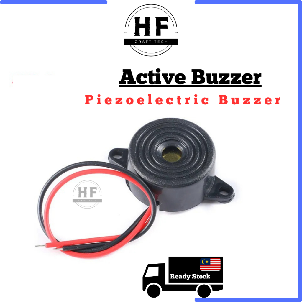 3-24VDC Active Piezoelectric Buzzer Active Buzzer SFM-20B Module Long ...