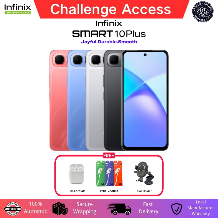 Infinix Smart10 Plus l Smart 10 l 6.67" 120Hz Refresh Rate l Dual ...