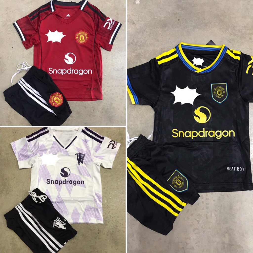 Man u jersi 2025 ( jersi budak mu home ) ( jersi mu budak away ...