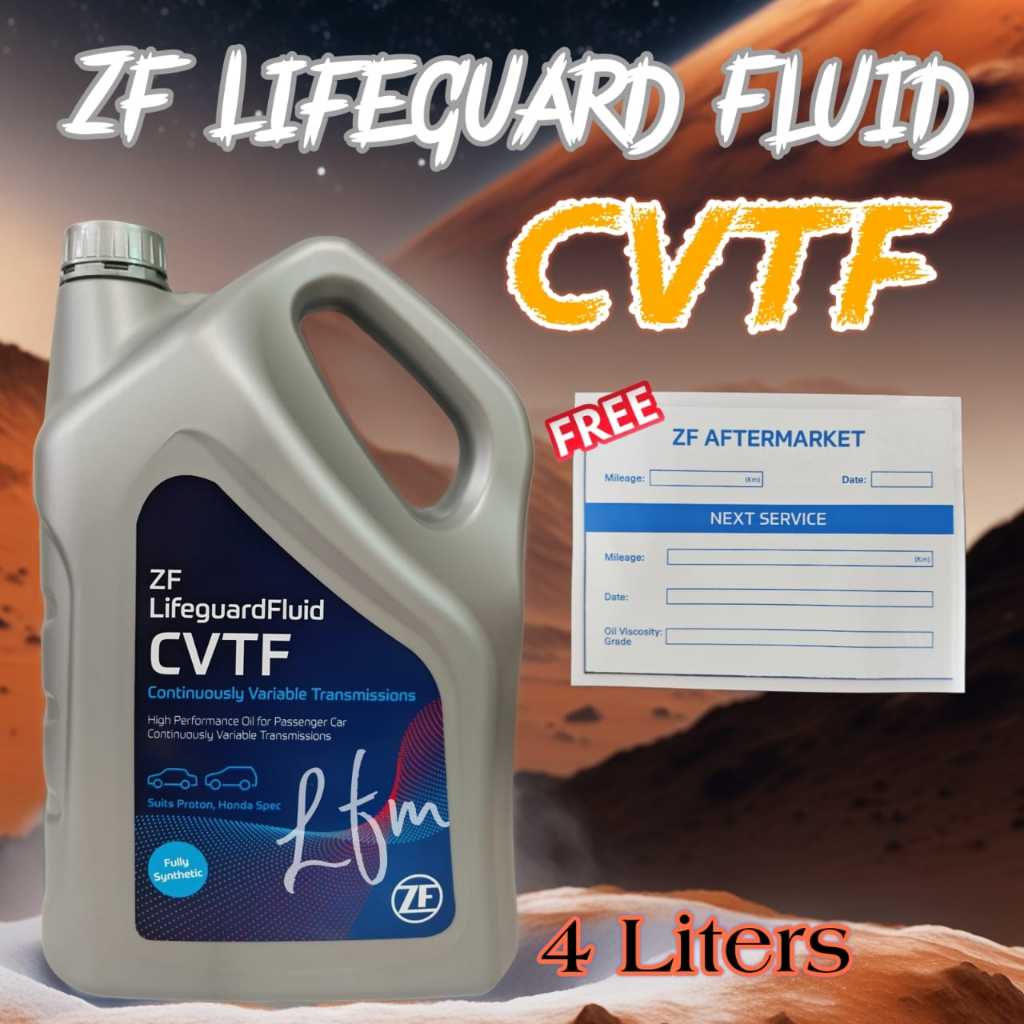 ZF CVTF (4 Liter) Lifeguard Transmission Fluid - Proton FLX Preve Exora ...