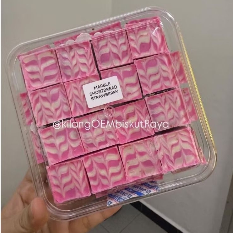 BISKUT MARBLE SHORTBREAD STRAWBERRY | Shopee Malaysia