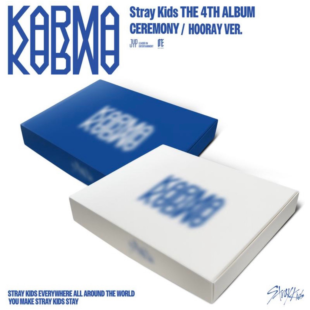 Stray Kids Skz The 4th Album “KARMA” (CEREMONY / HOORAY Ver) Sealed ...