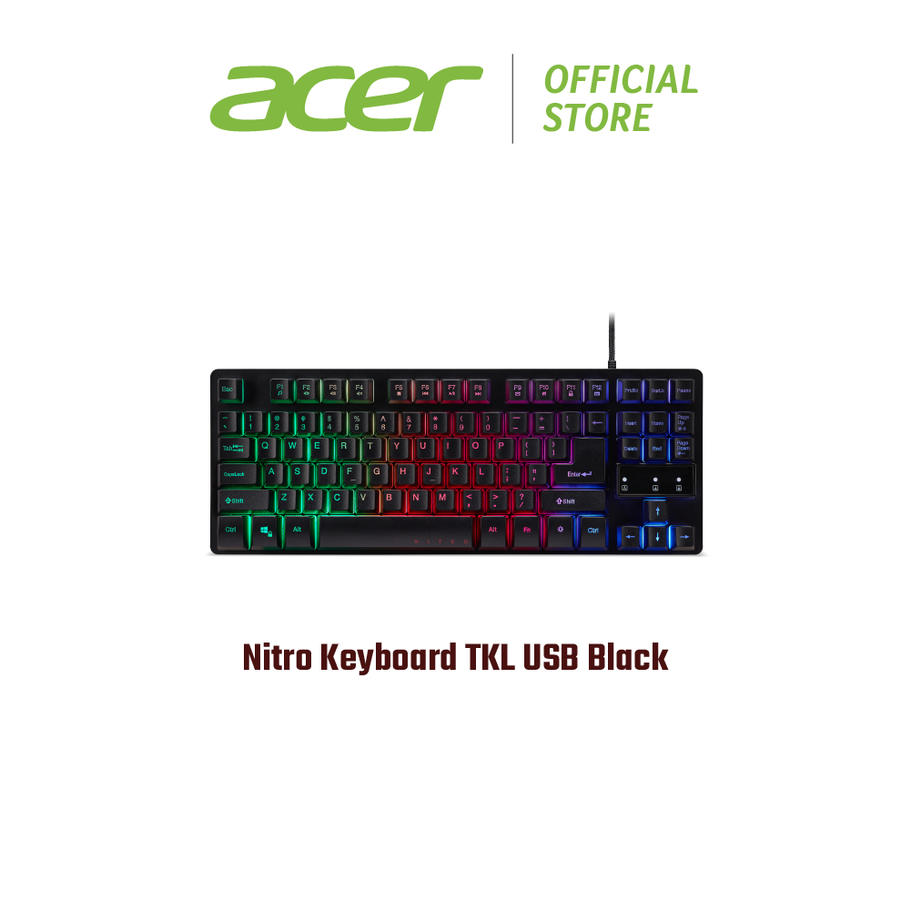 Nitro Keyboard TKL USB Black | Shopee Malaysia