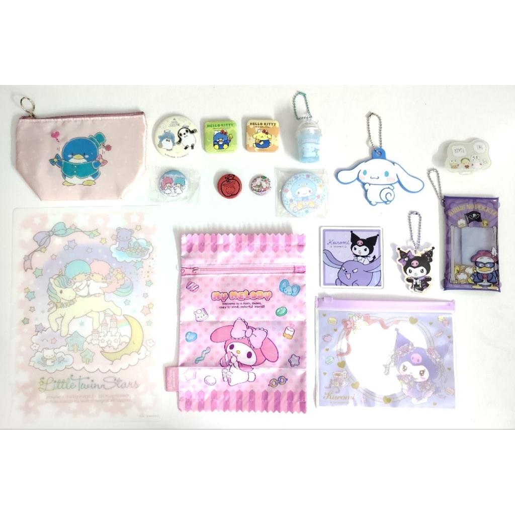 Sanrio official merch (1/2) Hello Kitty My Melody Kuromi Cinnamoroll ...