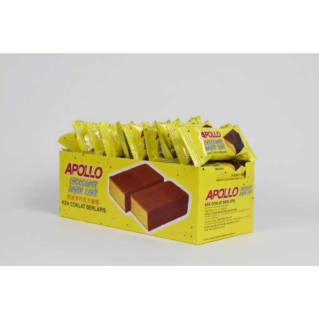 Apollo Chocolate Cake 24pcs / Box | Shopee Malaysia