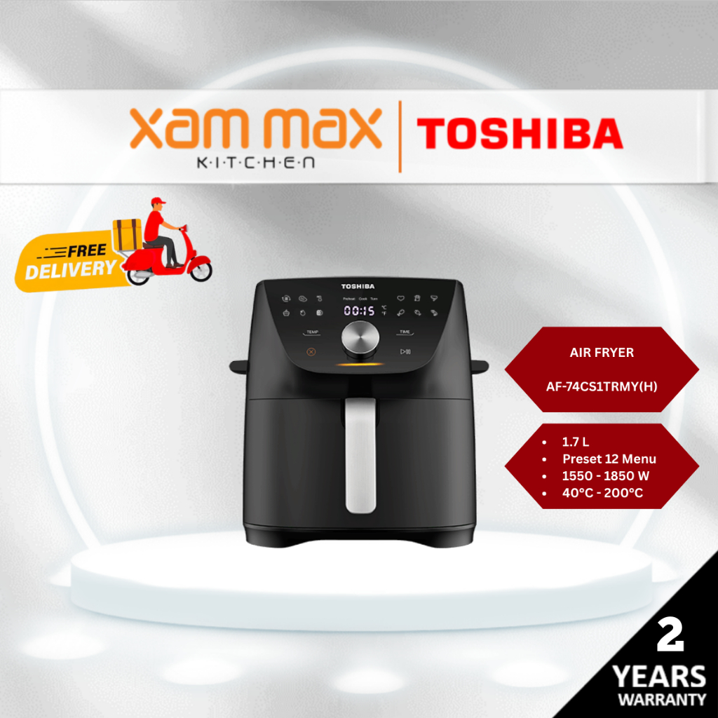 [ XAMMAX KITCHEN ] Toshiba AF-74CS1TRMY(H) 7.4L Menu-IQ 7.4L Digital ...