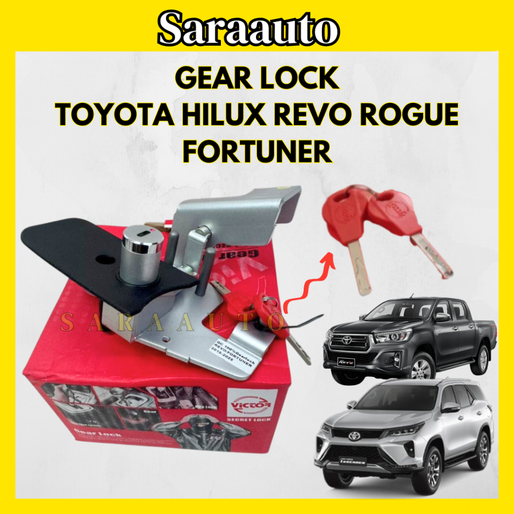TOYOTA GEAR LOCK HILUX REVO ROGUE FORTUNER AUTO KEY VICTOR SECRET LOCK ...