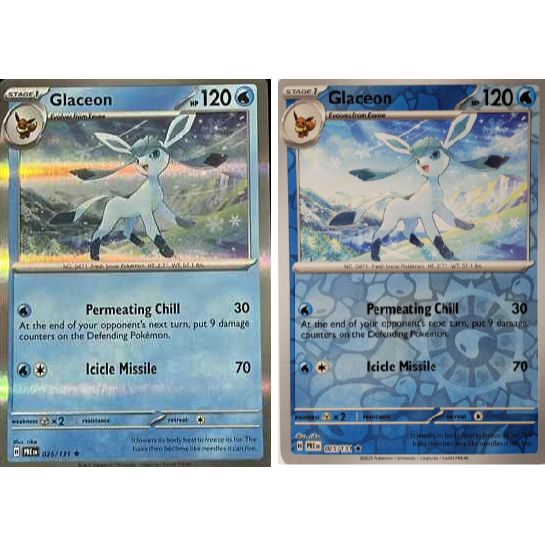 Prismatic Evolution Glaceon 025/131 - RH/Holo | Shopee Malaysia