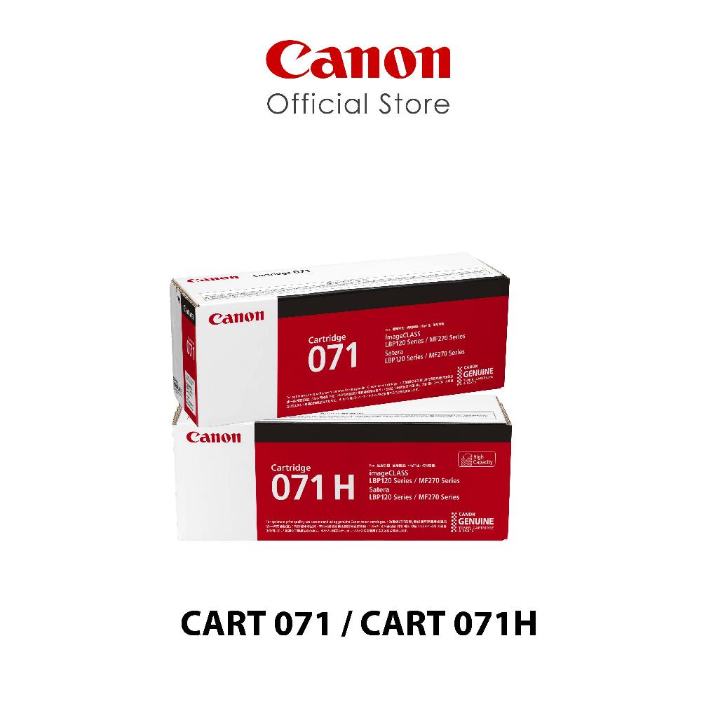 Canon Cartridge 071 / 071H for Monochrome Laser Printer LBP121dn ...