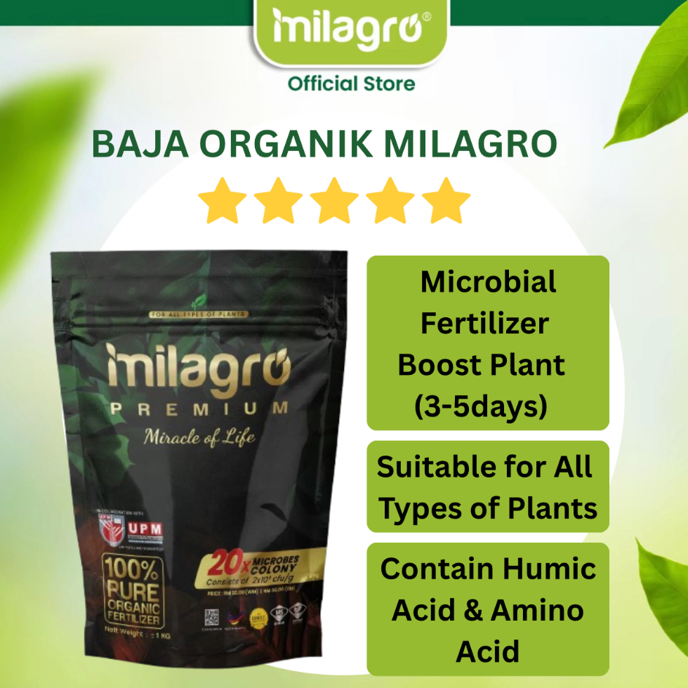 [SET JIMAT] Baja Organik Milagro Mikrob Pokok Sayur Berkhasiat Gemuk Subur Berbuah Sihat Orkid ...