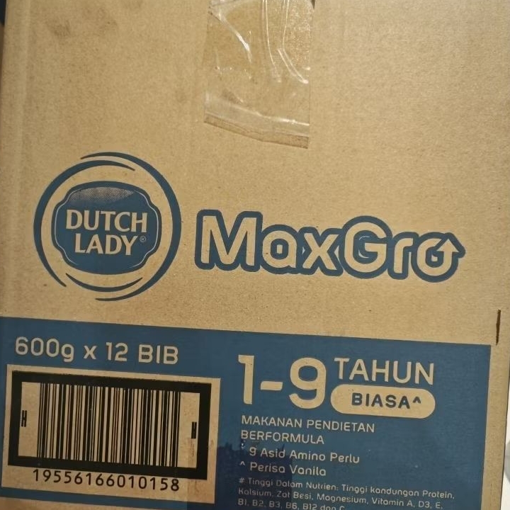 Dutch Lady MaxGro 1 carton(12box x 600gram) | Shopee Malaysia