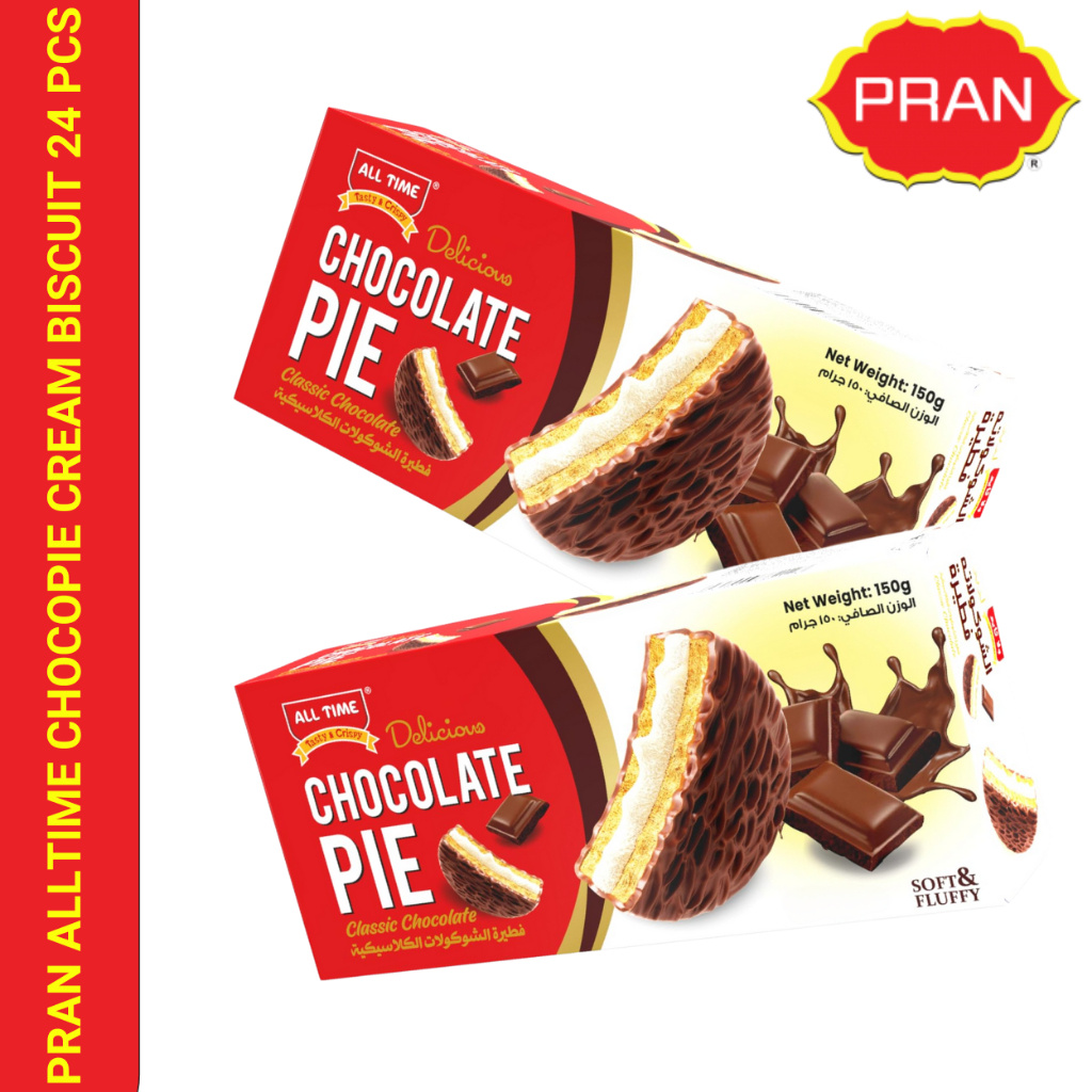 PRAN ALL TIME CHOCOPIE BISCUIT 24 PCS | Shopee Malaysia