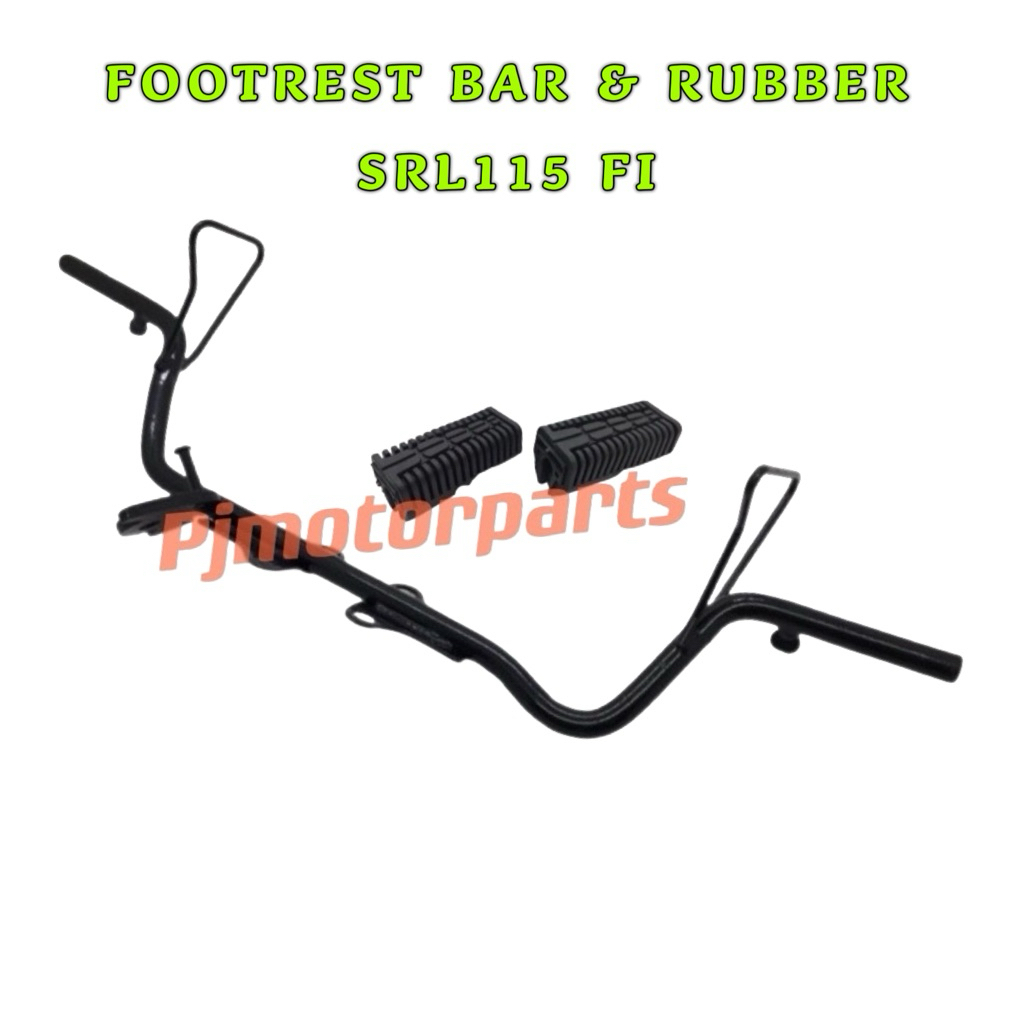 SRL115-Fi SRL115Fi - FOOTREST BAR & RUBBER / PEMIJAK KAKI BESI STEP BAR ...