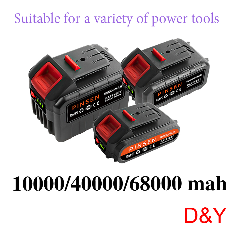 🔥pinsen🔥 DAYI Lithium Battery Replacement Battery For Hammer Drill ...