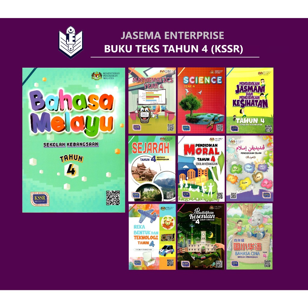 BUKU TEKS TAHUN 4 (KSSR) | TEXTBOOK YEAR 4 (KSSR) | Shopee Malaysia
