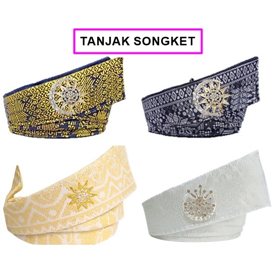 **TANJAK SONGKET/TENGKOLOK ORIGINAL BABY KANAK2 DAN DEWASA BOLEH LARAS ...