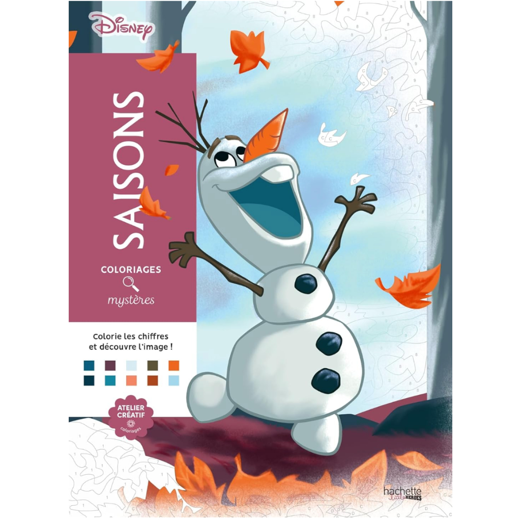 [PDF] Disney Mystery Coloring Pages - Seasons | Disney Color by Number ...