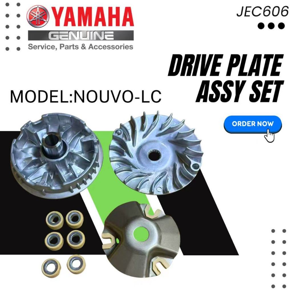 NOUVO-LC NOUVOLC YAMAHA FRONT PULLEY CVT SET DRIVE FACE AND BOLA ...
