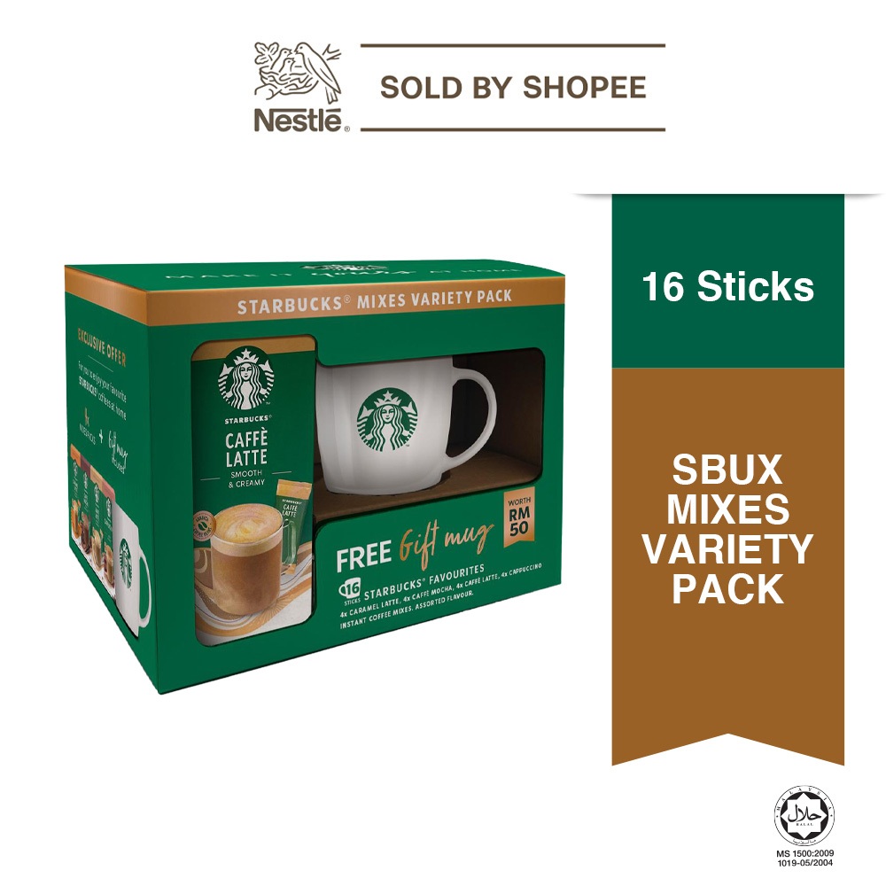 STARBUCKS Premium Mixes Variety Pack (4x) @ FOC Mug | Shopee Malaysia