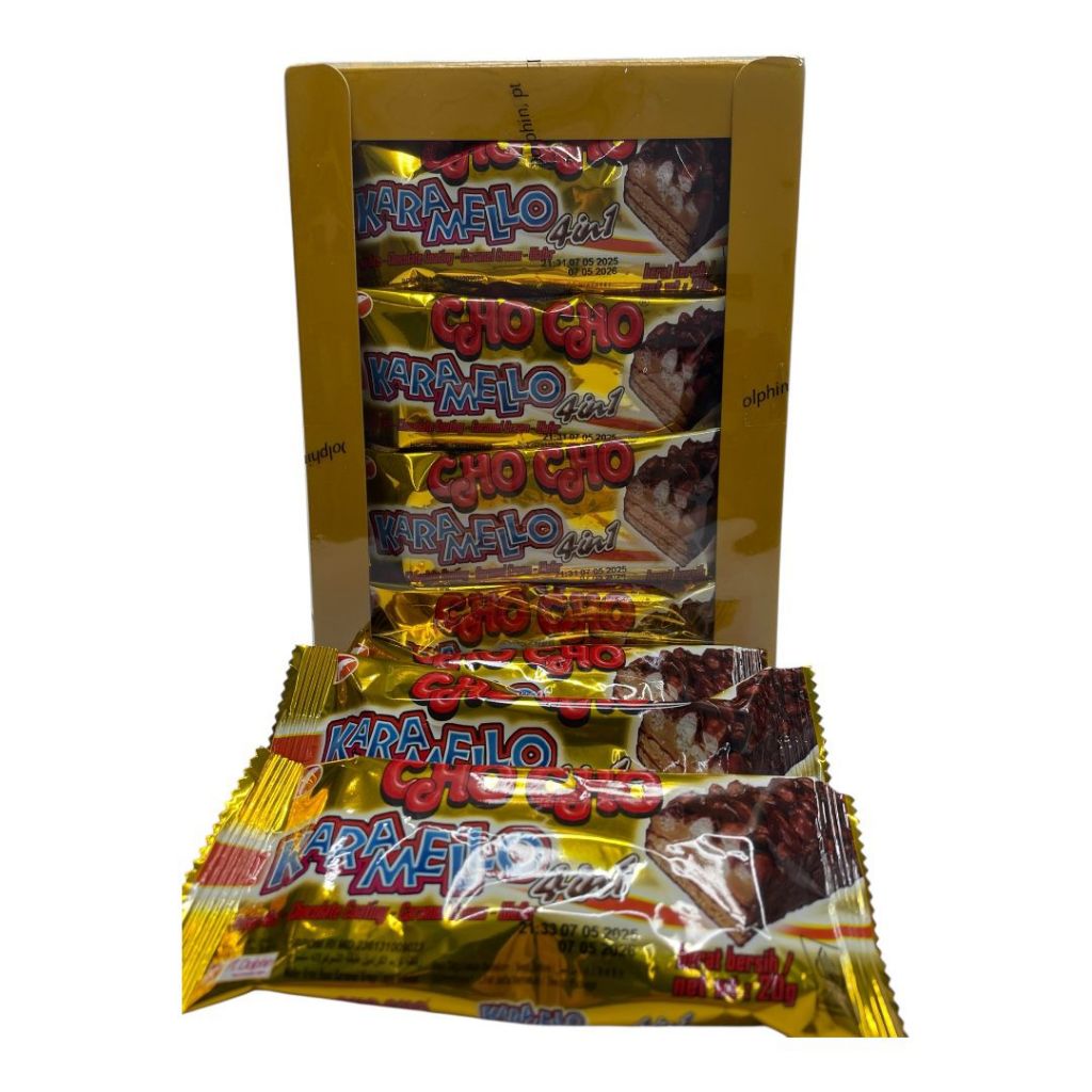 (BOX)24'S X 20G CHO CHO KARAMELO CHOCOLATE WAFER/BISCUITS/FAMOUS/JAJAN ...