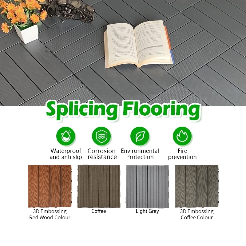 Diy Plastic Composite Floor Waterproof Anticorrosive Wood Plastic ...