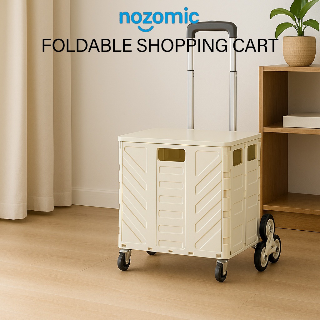 Folding Shopping Cart Shopping Carriers Trolley 50KG 75KG Multi ...