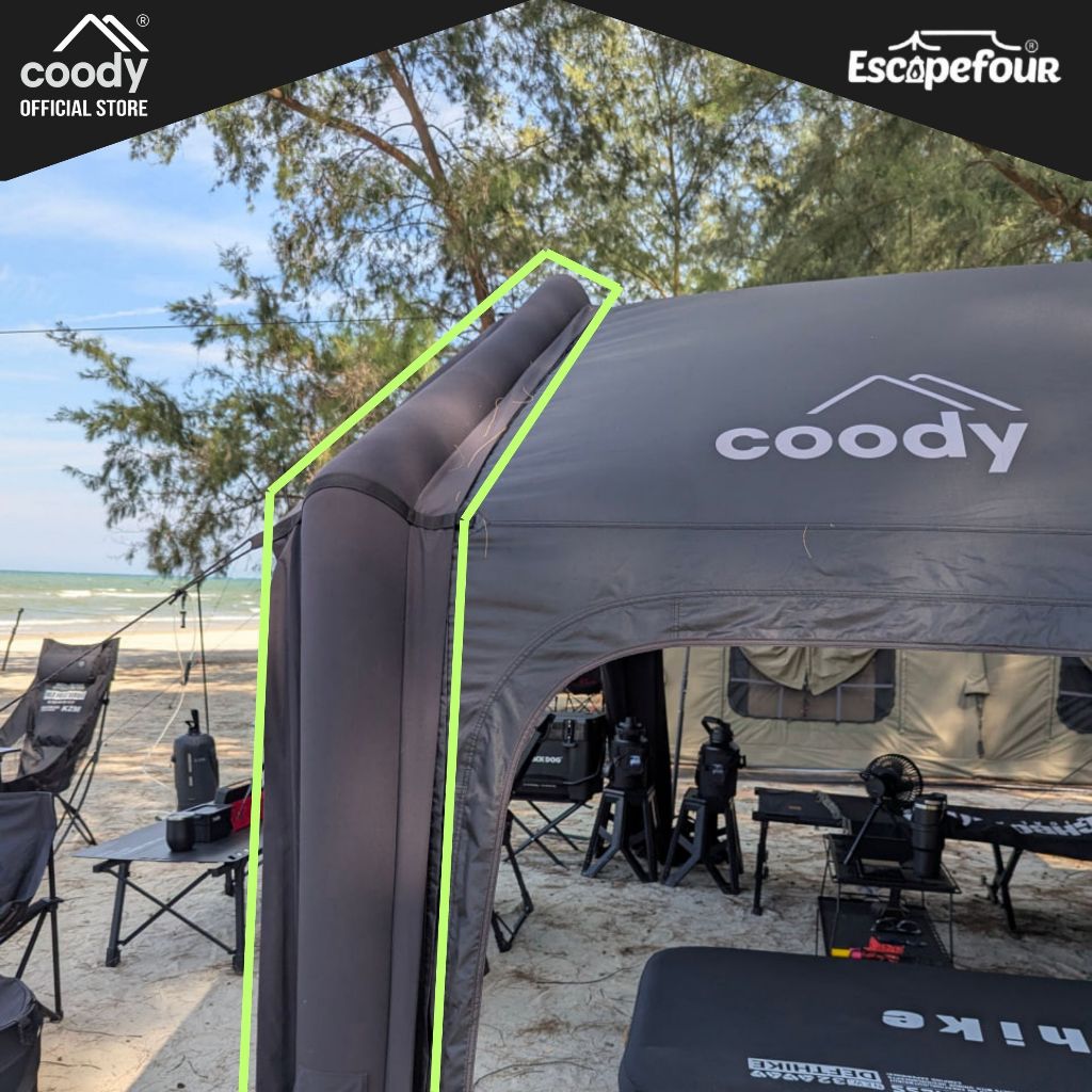 [Official Store] Coody Air Column 8.0 for Air Tarp Black | Shopee Malaysia