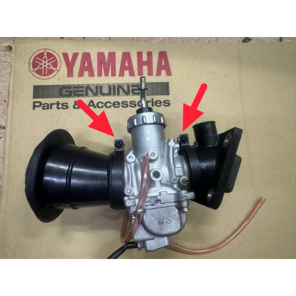 (2PC) RXZ Y125ZR JOINT CARBURETOR CLIP + AIR HOSE CLIP HOSE CLAMP ...