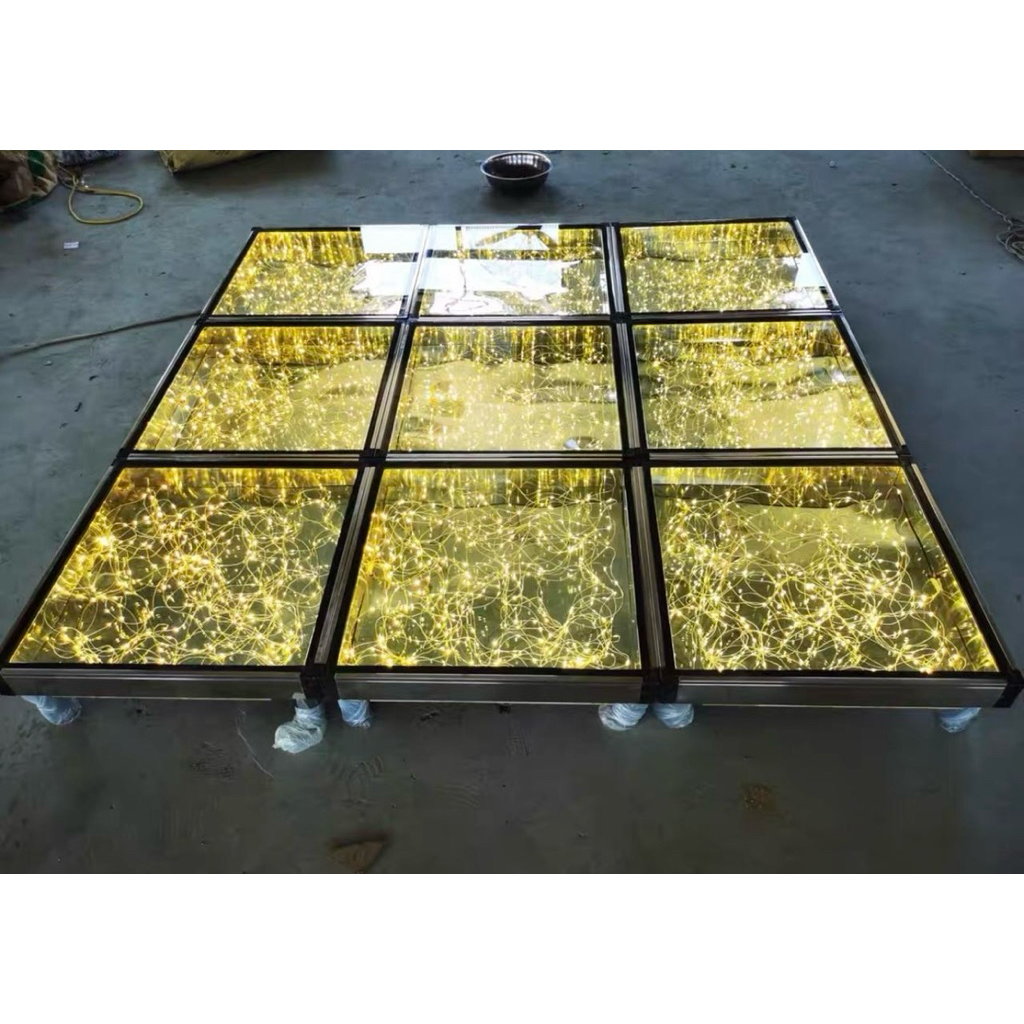 🇲🇾LED Steel Glass Stage 60*60*20cm Led Pentas Kaca Keluli | Shopee Malaysia
